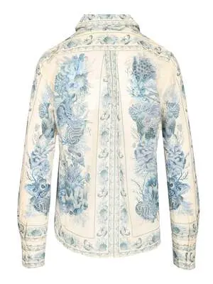 Zimmermann Wanderlust Printed Cotton Shirt