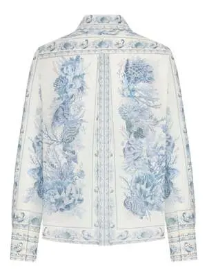 Zimmermann Wanderlust Printed Cotton Shirt