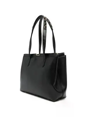 CAFÈNOIR Logo Lettering Tote Bag With Chain Detail