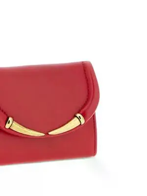 Roberto Cavalli Horn-embellished Foldover Wallet
