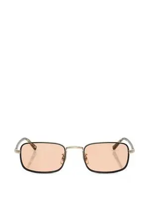 Oliver Spencer Brymer Rectangle-frame Glasses - Black