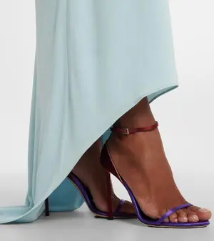 TOM FORD Vertigo Satin Sandals - Purple