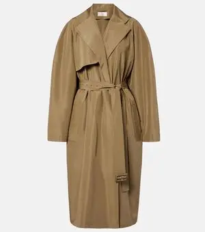 THE ROW Amapola Silk Trench Coat - Beige