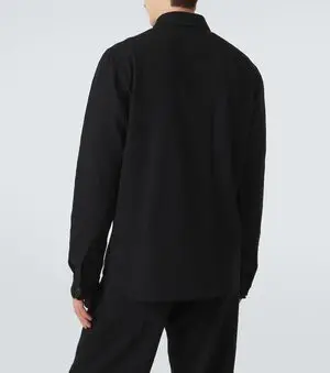 Rick Owens Work Cotton And Wool Flannel Shirt