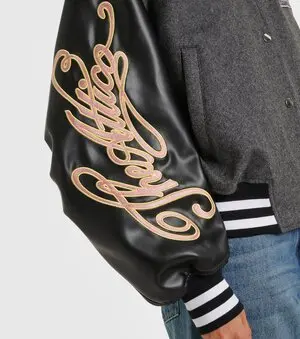 Attico Wool-blend Varsity Jacket