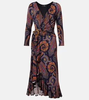 Etro Paisley Wrap Dress - Multicoloured