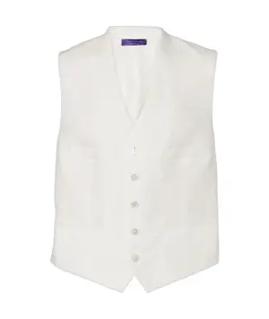Ralph Lauren Jaiden Linen Vest - White