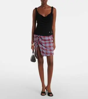 VIVIENNE WESTWOOD Anna Ribbed-knit Tank Top