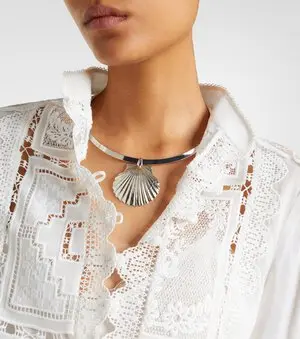 JENNIFER BEHR Dune Pendant Necklace - Silver