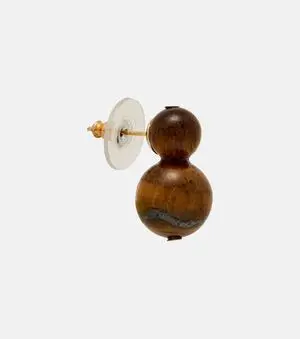 JENNIFER BEHR Cara Beaded Earrings In Tigers Eye