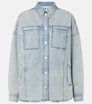 MARANT ETOILE Imana Denim Shirt - Blue