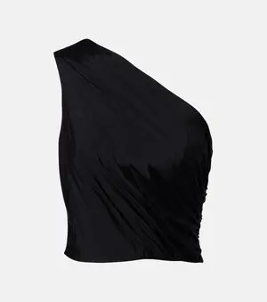 VIX PAULA HERMANNY Zoe One-shoulder Cropped Top