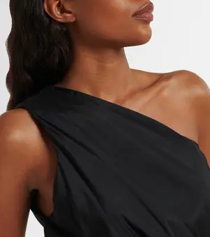 VIX PAULA HERMANNY Zoe One-shoulder Cropped Top