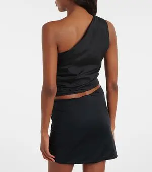 VIX PAULA HERMANNY Zoe One-shoulder Cropped Top