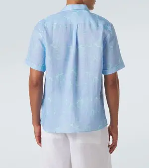 Vilebrequin Printed Linen Shirt