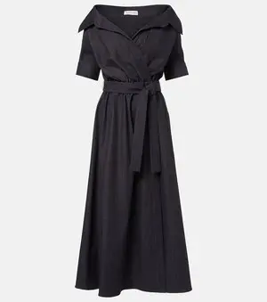 Altuzarra Lydia Wrapped Denim Midi Dress