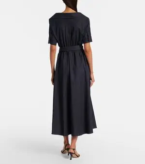 Altuzarra Lydia Wrapped Denim Midi Dress