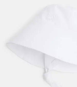 Miu Miu Cotton Poplin Bucket Hat