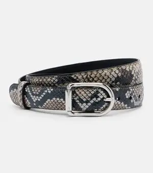 Altuzarra Leather Belt - Beige
