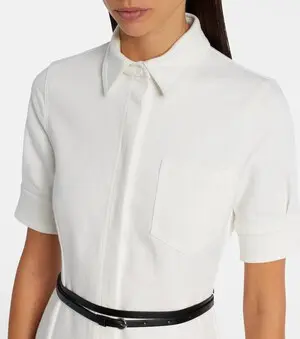 Altuzarra Kiera Denim Shirt Dress - White