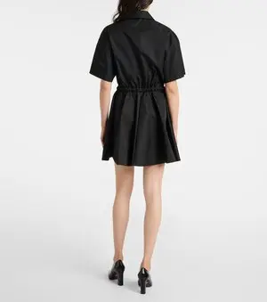 Prada Re-nylon Mini Dress - Black