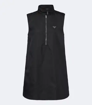 Prada Re-nylon Mini Dress - Black