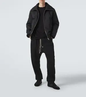 Rick Owens Bela Wool Wide-leg Pants - Black