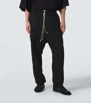 Rick Owens Bela Wool Wide-leg Pants - Black