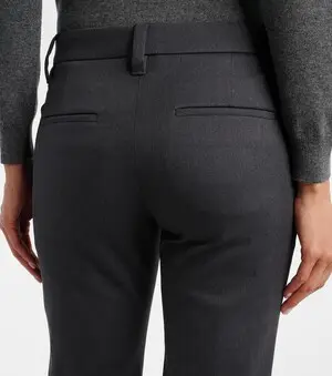 Brunello Cucinelli Cotton-blend Slim Pants