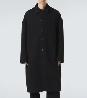 Rick Owens Brad Virgin Wool Coat