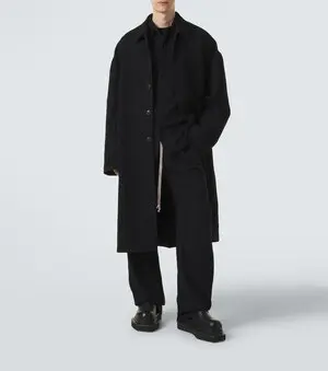 Rick Owens Brad Virgin Wool Coat