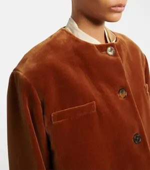 BLAZÉ MILANO Cotton Velvet Jacket
