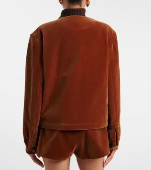 BLAZÉ MILANO Cotton Velvet Jacket