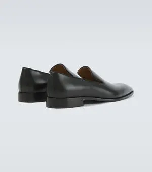 CHRISTIAN LOUBOUTIN Danny Flex Leather Loafers - Black