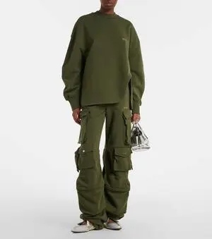 Attico Cotton Jersey Sweatpants - Green