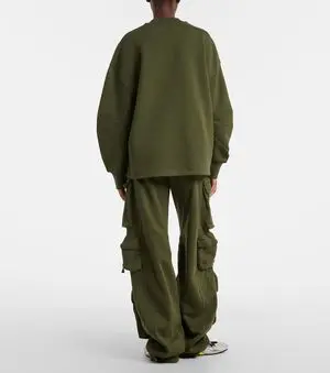 Attico Cotton Jersey Sweatpants - Green