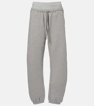 Attico Forest Cotton Jersey Sweatpants - Grey