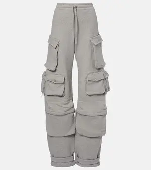 Attico Cotton Jersey Sweatpants - Grey