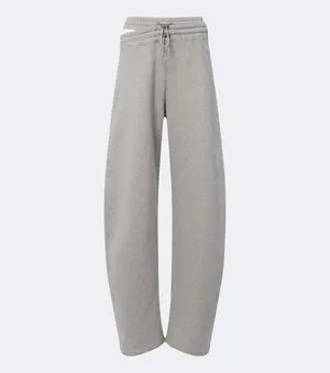 Attico Cotton Jersey Cargo Sweatpants - Grey