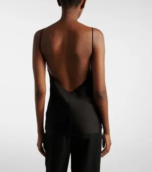 BLAZÉ MILANO Manipur Satin Camisole - Black