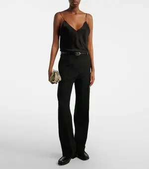 BLAZÉ MILANO Manipur Satin Camisole - Black