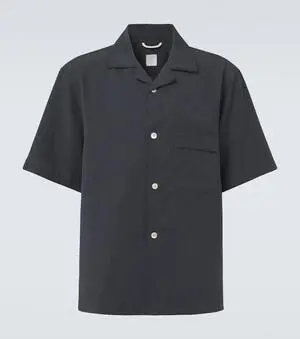 Eleventy Oversized Bowling Shirt - Grey