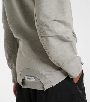 Attico Oversized Draped Sweatshirt