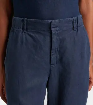 Velvet By Graham & Spencer Taylor Linen Wide-leg Pants