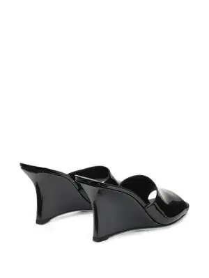 STUART WEITZMAN Vinnie Patent Wedge Sandals