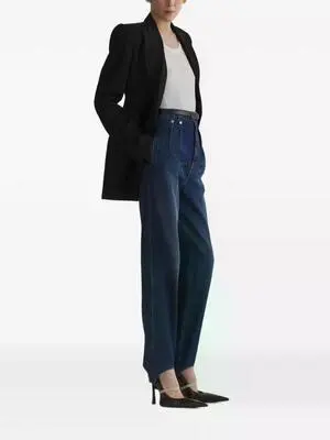 MUGLER High Waist Denim Pants