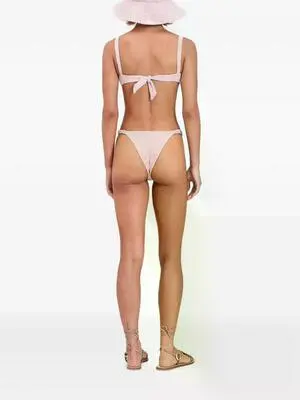 Devon Windsor Ava Ruffled Textured Bikini Top