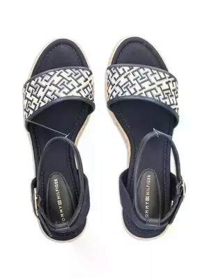 Tommy Hilfiger Monogram Wedge Sandals