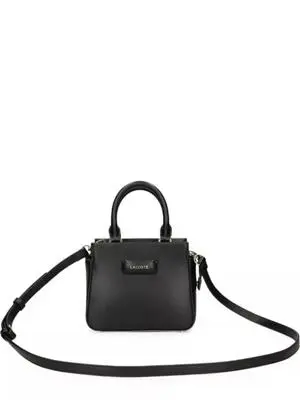 Lacoste Logo-plaque Tote Bag - Black