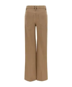 Brunello Cucinelli Monili Detail Straight-leg Jeans - Brown